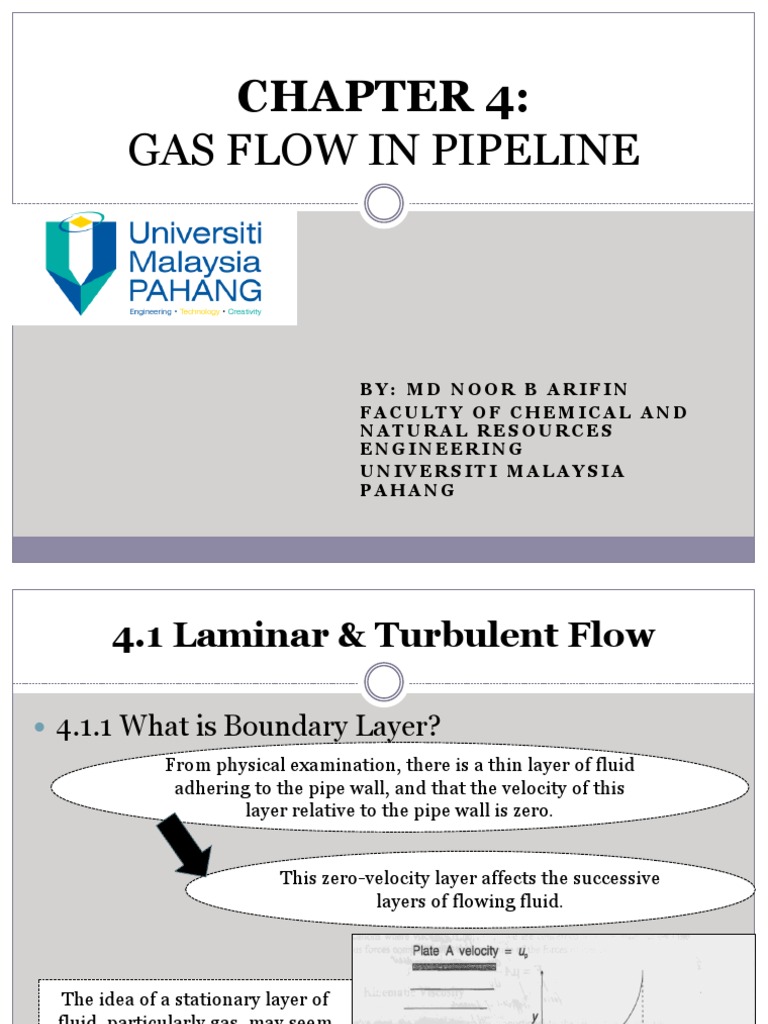Gas Flow in Pipeline | PDF | Laminar Flow | Fluid Dynamics