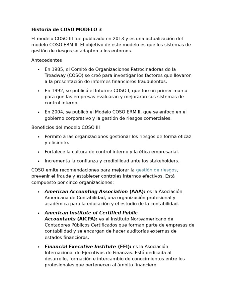 Historia de Coso 3 | PDF