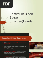 Blood Glucose Homeostasis Flowchart | PDF