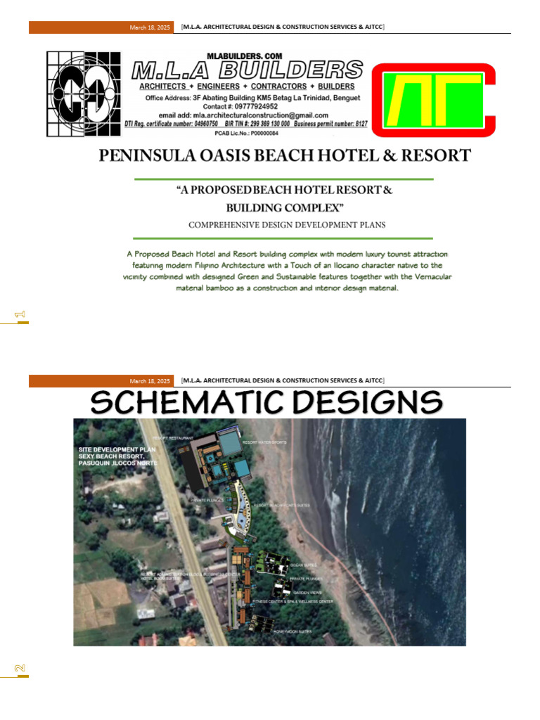 Luxury Beach Resort Design Proposal | PDF | Architectural Design ...