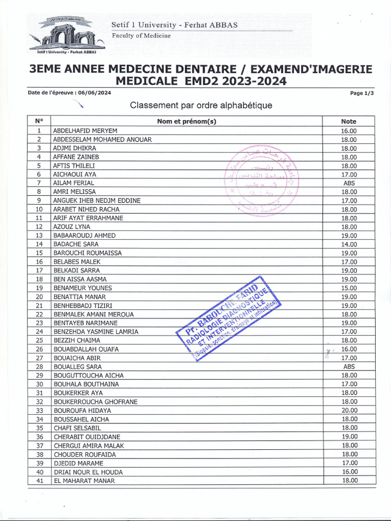 3eme Emd2 R Imagerie Medicale | PDF