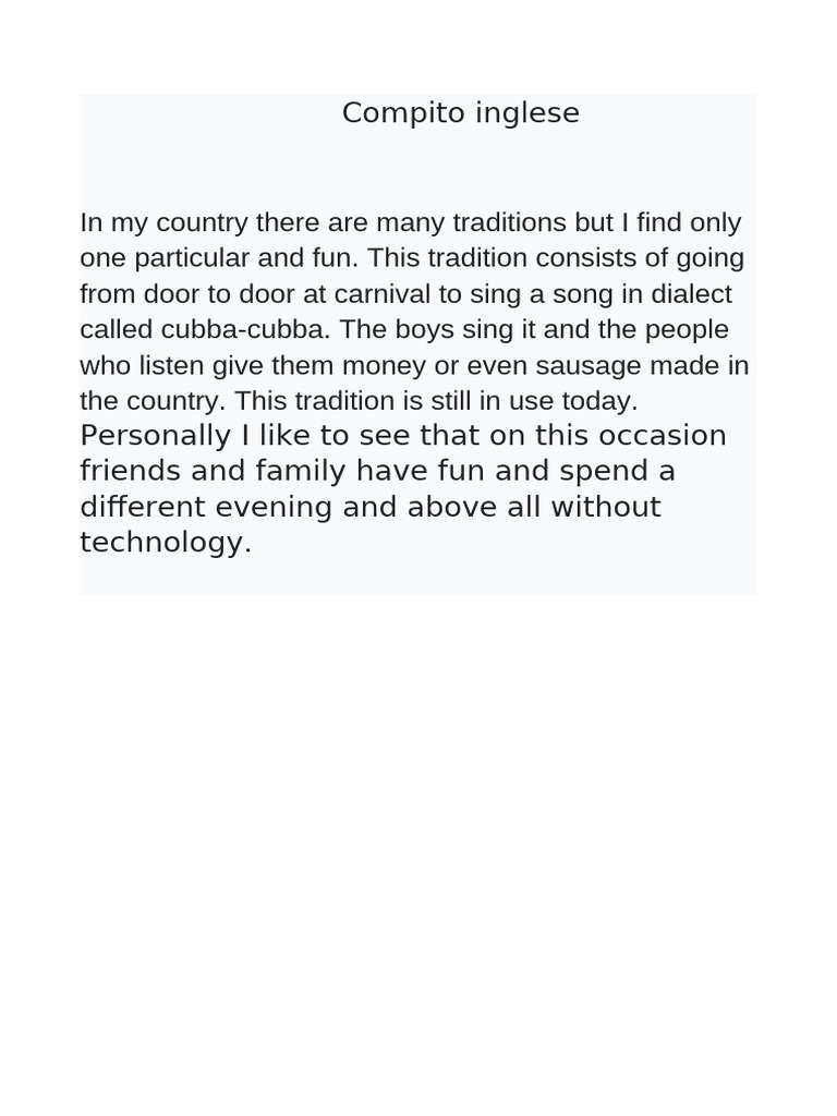 Compito Inglese | PDF
