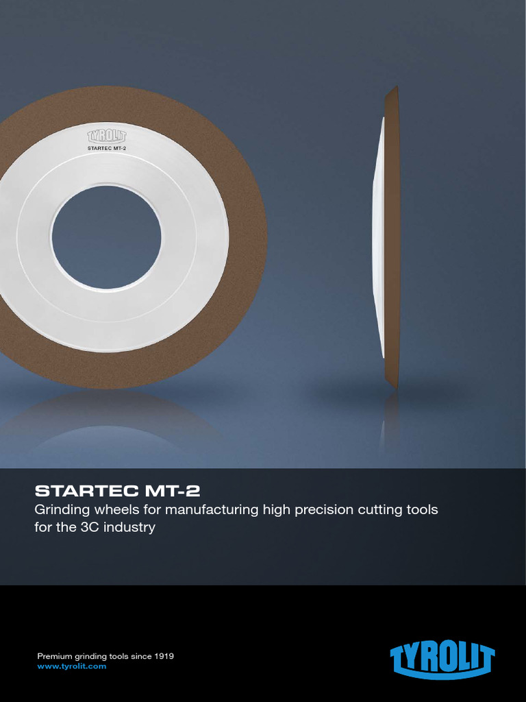 En-0519 Startec Mt-2 RZ Low | PDF | Grinding (Abrasive Cutting) | Tools