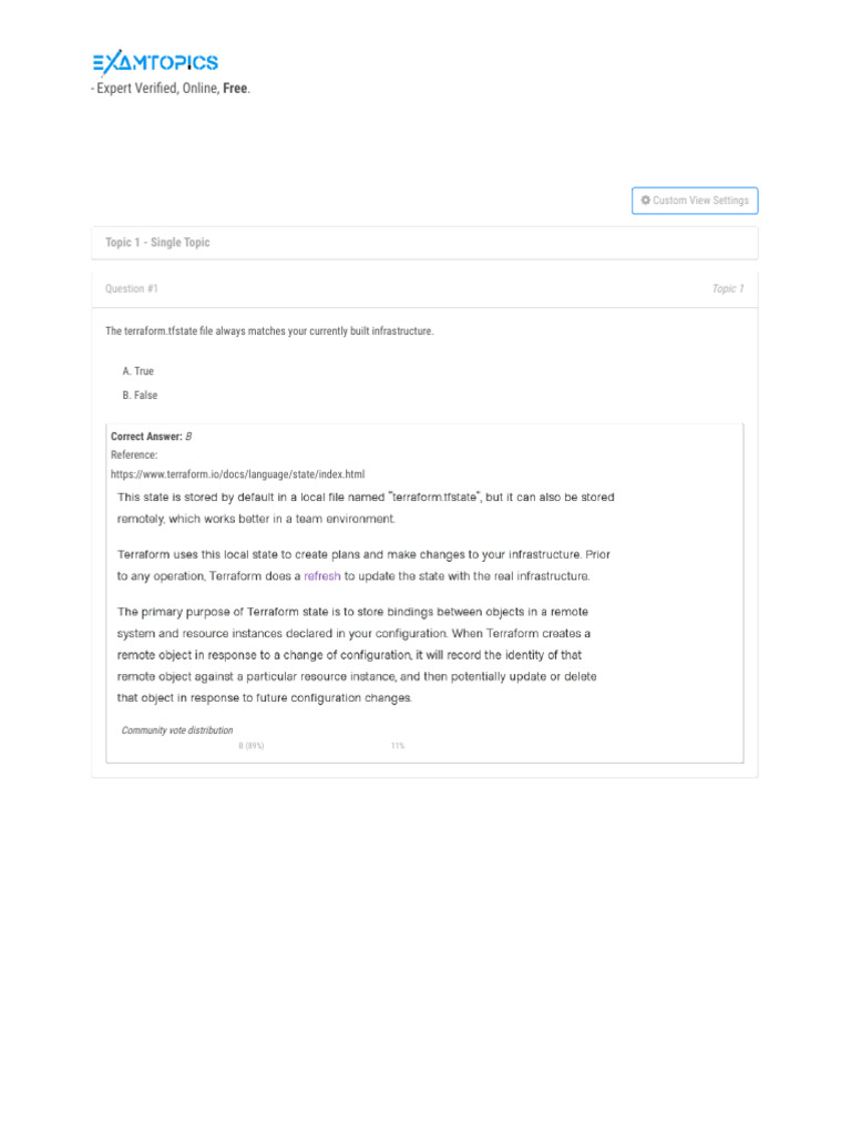 Terraform exam | PDF | Virtual Machine | Cloud Computing