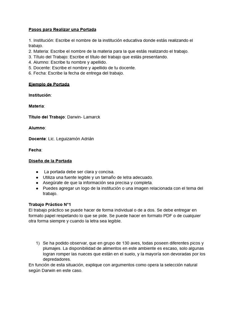 Trabajo PR Ctico N 1 | PDF