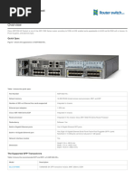 Asr1006 X Datasheet | PDF | Network Interface Controller | Computing