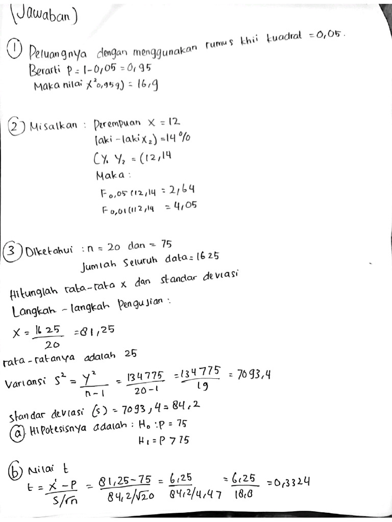 Tugas 3 Statistika | PDF