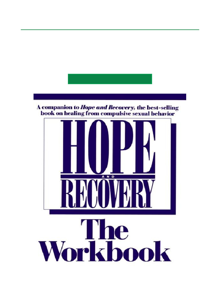 Hope and Recovery Workbook Guide | PDF | Twelve Step Program ...