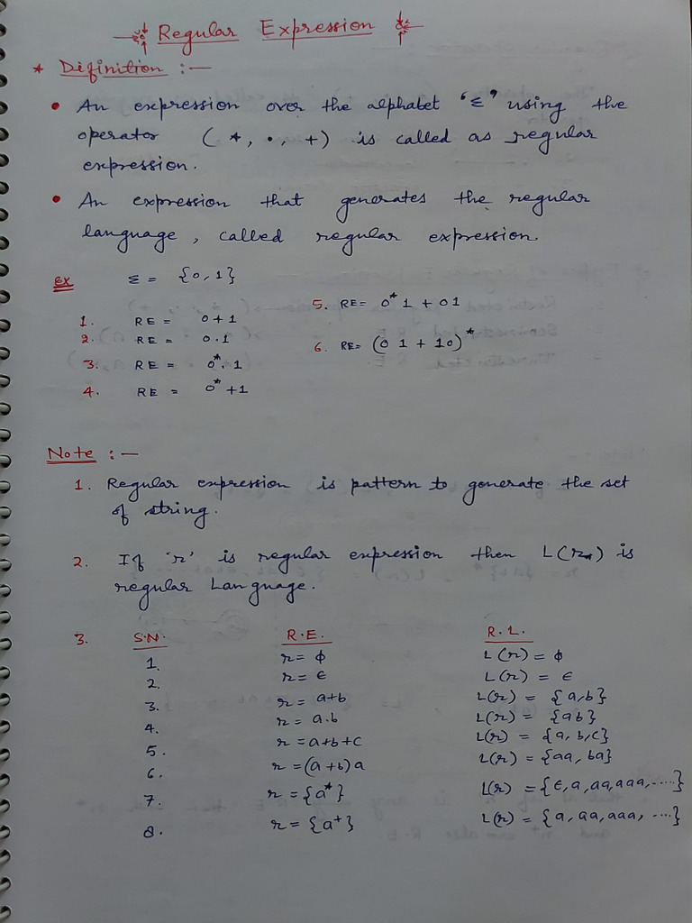 Notes 5 TOC | PDF