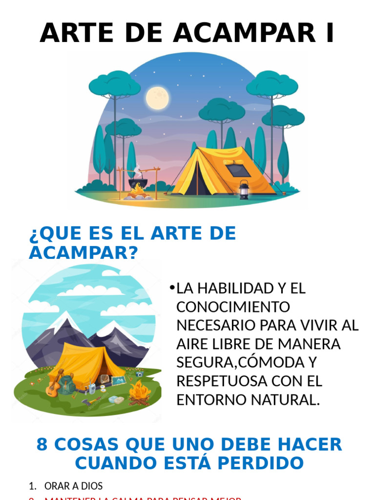 Arte de Acampar | PDF | Cámping