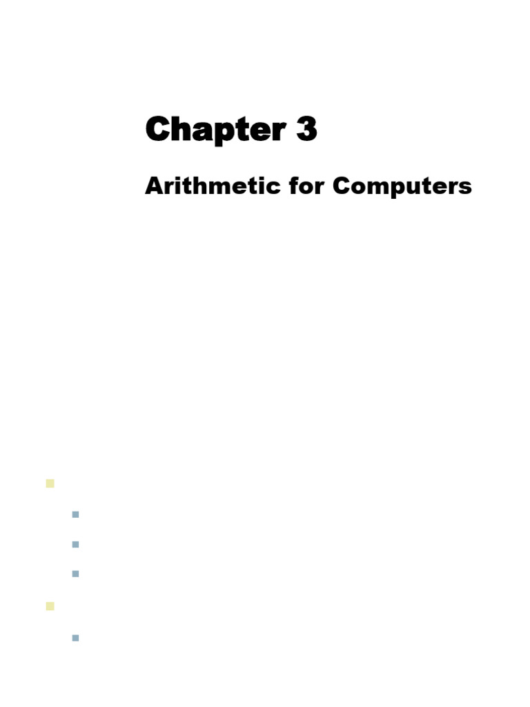 07.1_CA[Computer+Arithmetic Mul Div] | PDF | Multiplication | Division (Mathematics)