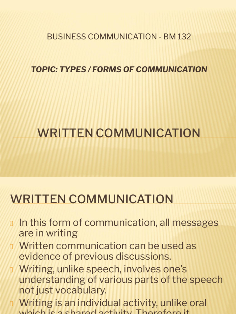 Written Communication-July 2021 | PDF | Communication | Memorandum
