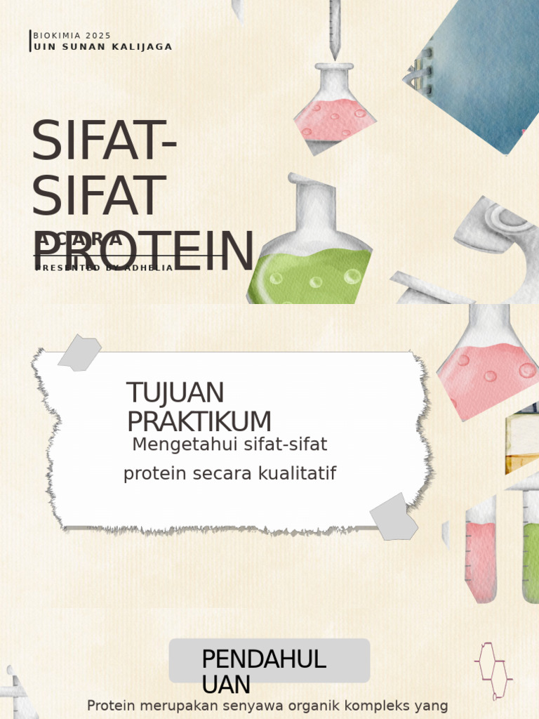 Sifat Sifat Protein | PDF
