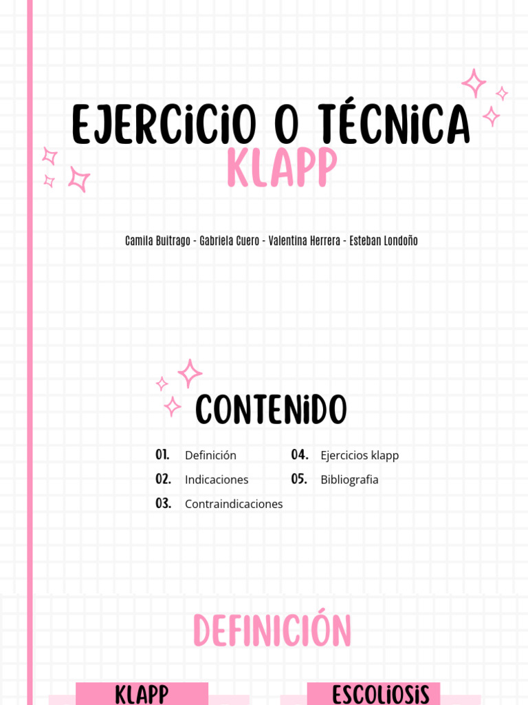 Ejercicios Klapp | PDF
