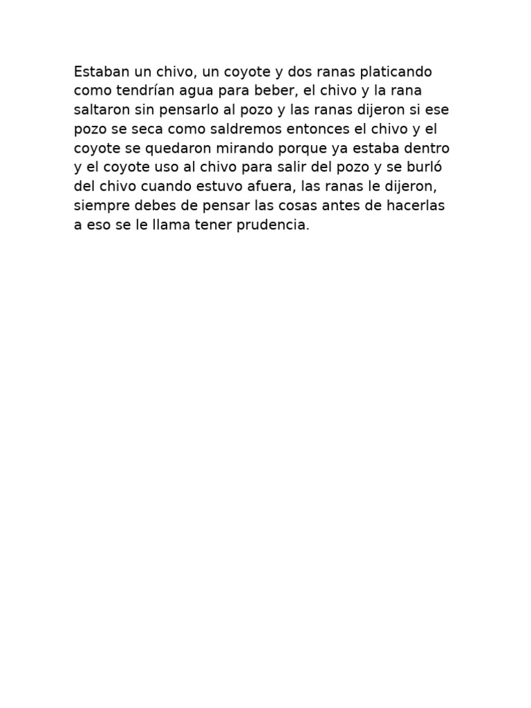 Estaban Un Chivo | PDF