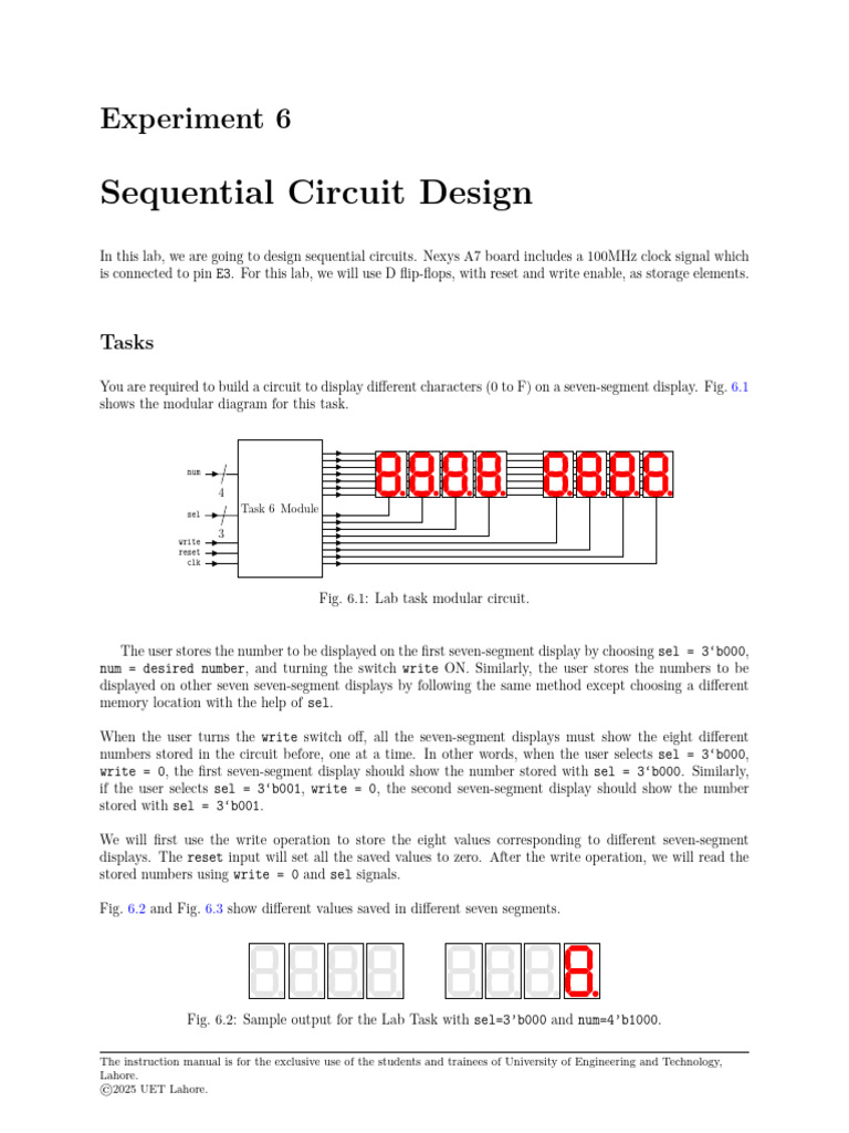 (6 Sequential Circuit Design - Seven Segments Display Using Flipflops | PDF | Digital ...