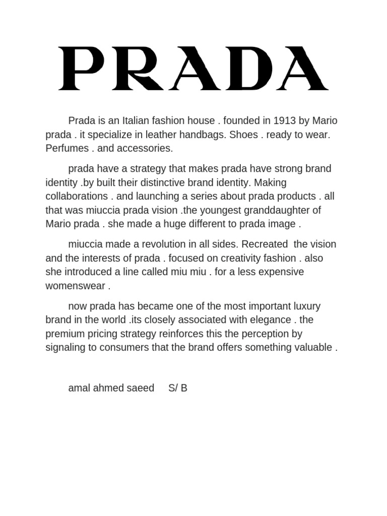 Prada | PDF
