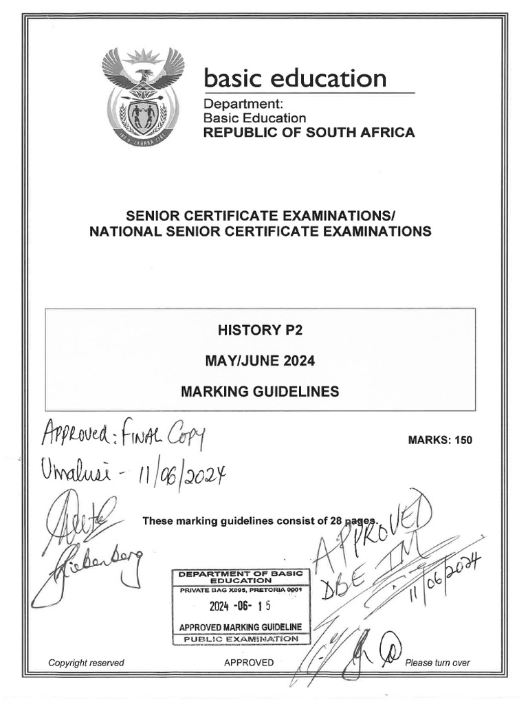 History P2 May June 2024 MG Eng | PDF
