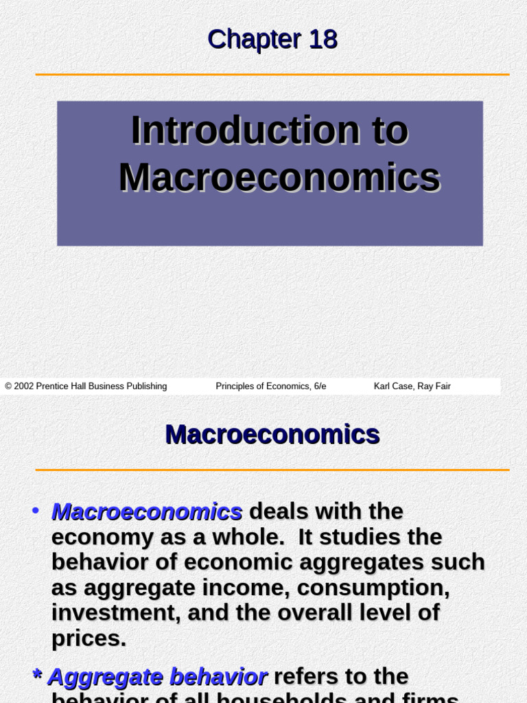 Introduction to Macroeconomics Concepts | PDF | Macroeconomics | Economics
