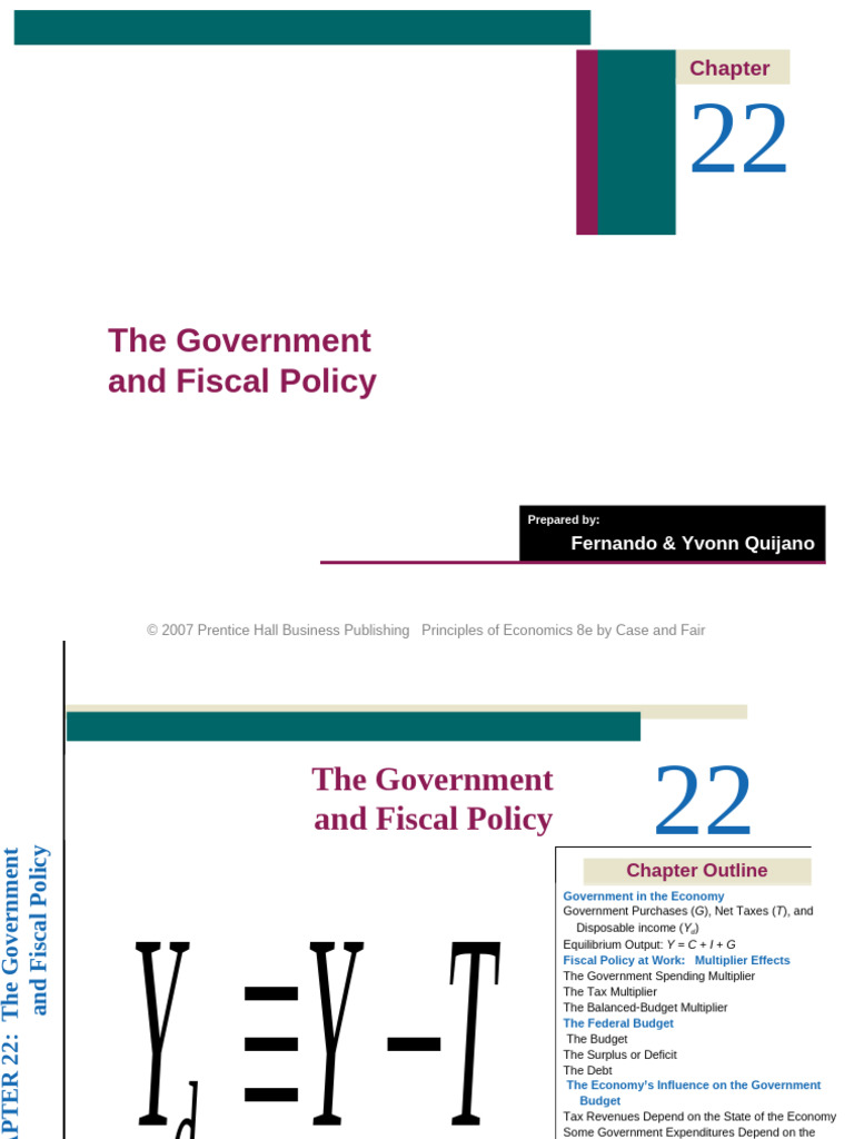 Government and Fiscal Policy Overview | PDF | Fiscal Multiplier ...