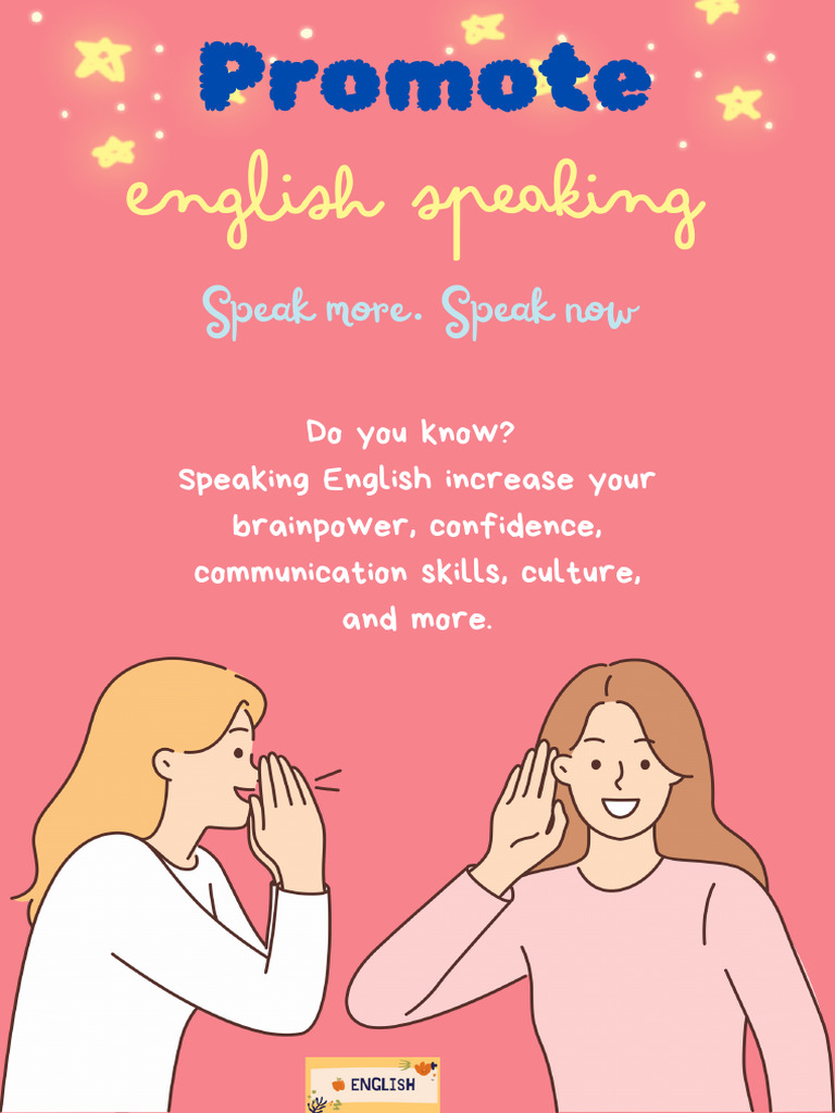 Promote English speaking (1) | PDF