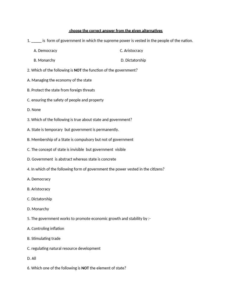 Choose The corr-WPS Office | PDF | Sovereignty | Government