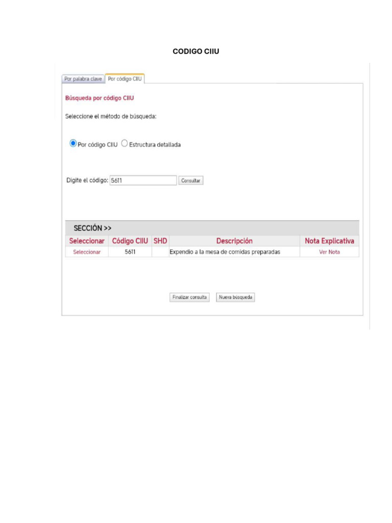Codigo Ciiu | PDF