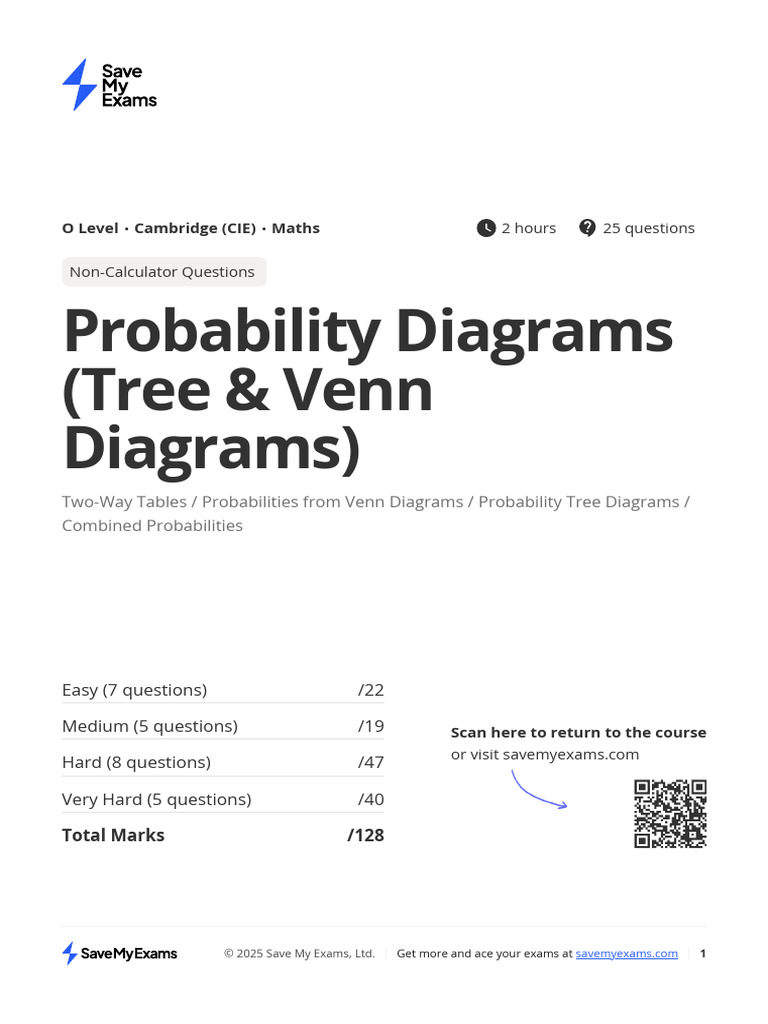 Tree and Venn Diagrams 8Wz6mtKK9yGjqH82 | PDF | Mathematics
