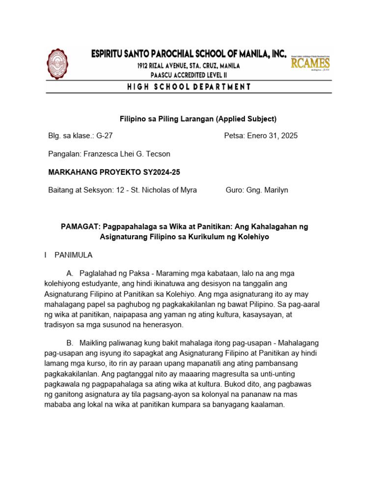 Major Task - FPL | PDF