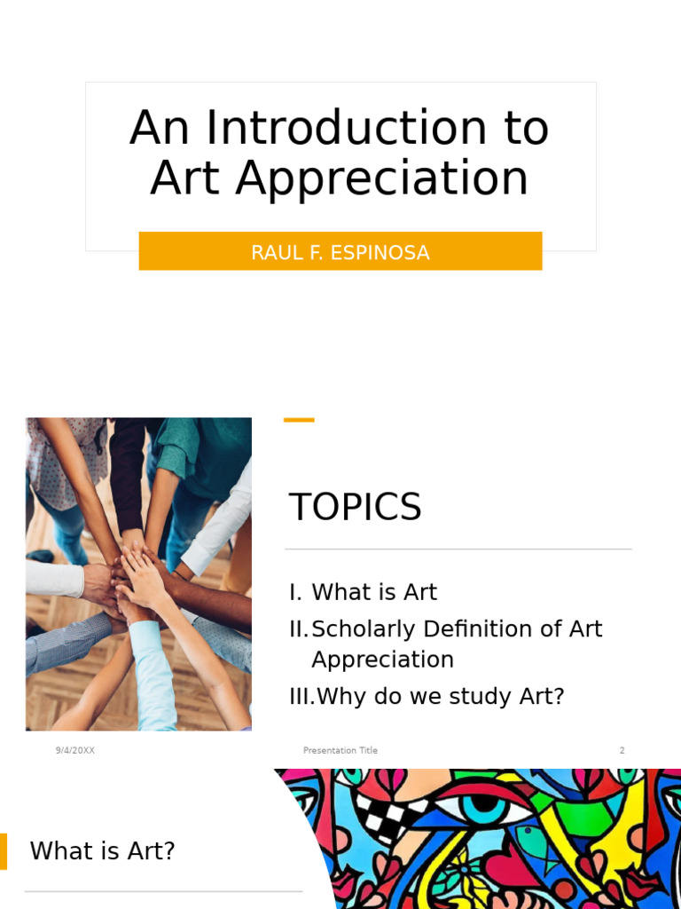 An Introduction To Art Appreciation | PDF | Aesthetics | Experience