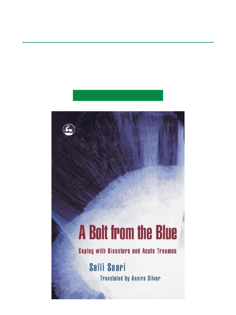 A Bolt From The Blue Coping With Disasters and Acute Traumas Latest ...