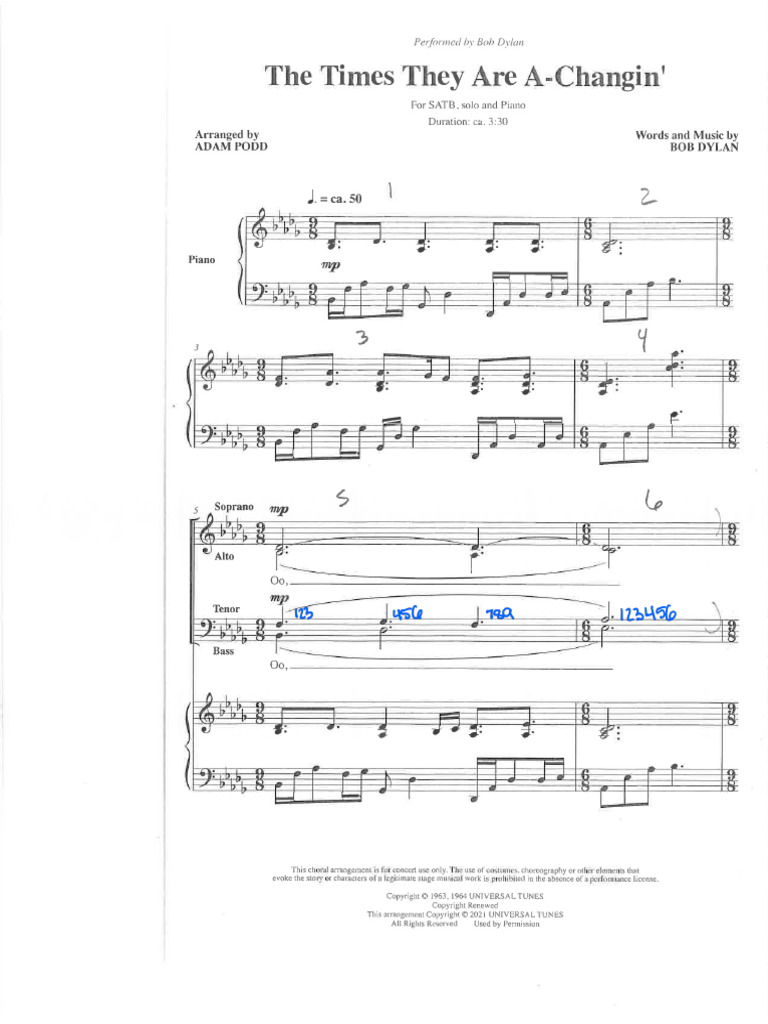 Times They Are A-Changin' | PDF