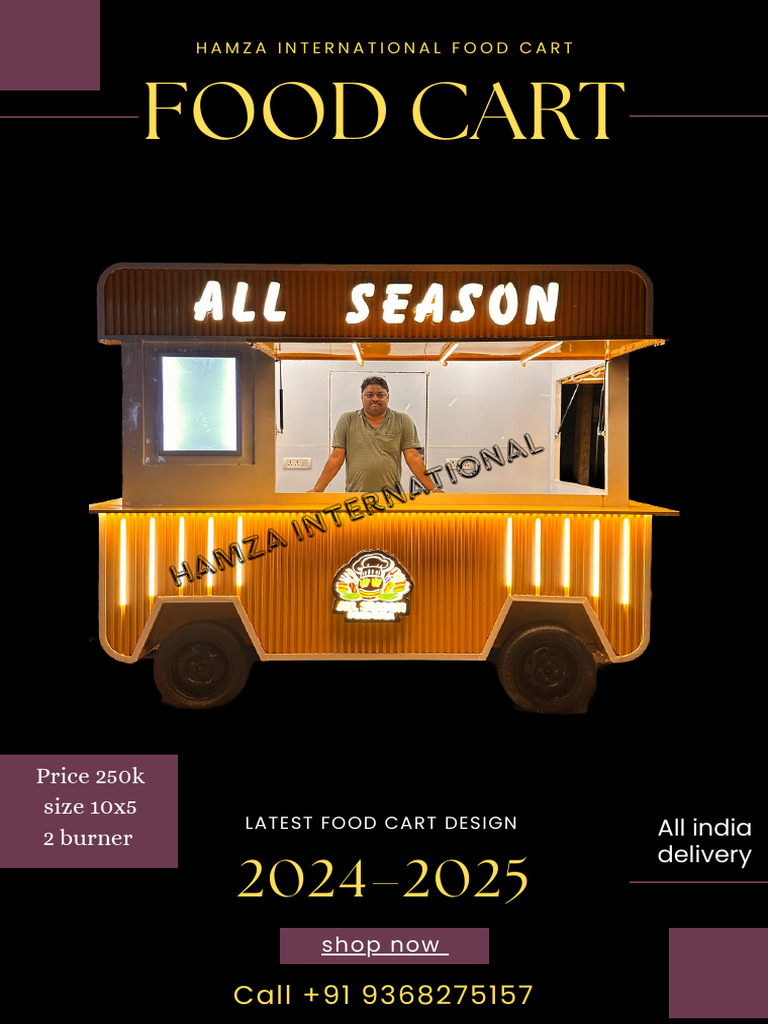 Hamza International Food Cart Prices | PDF