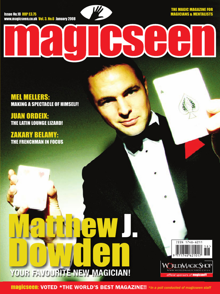 Magicseen Magazine Issue no. 18 | PDF | Magic (Illusion)