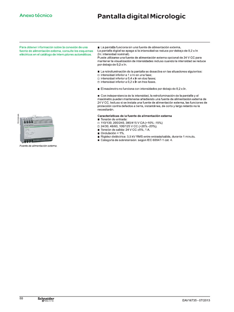 Micrologic _ pantalla digital | PDF
