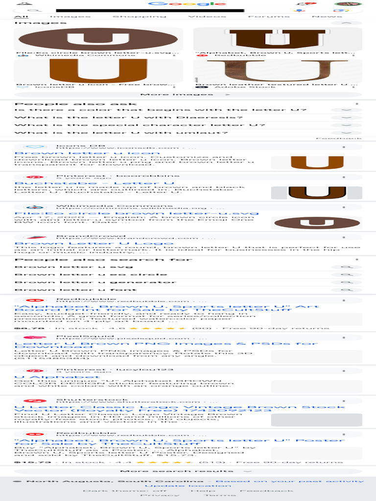 Brown Letter U - Google Search | PDF | Adobe Photoshop | Communication ...