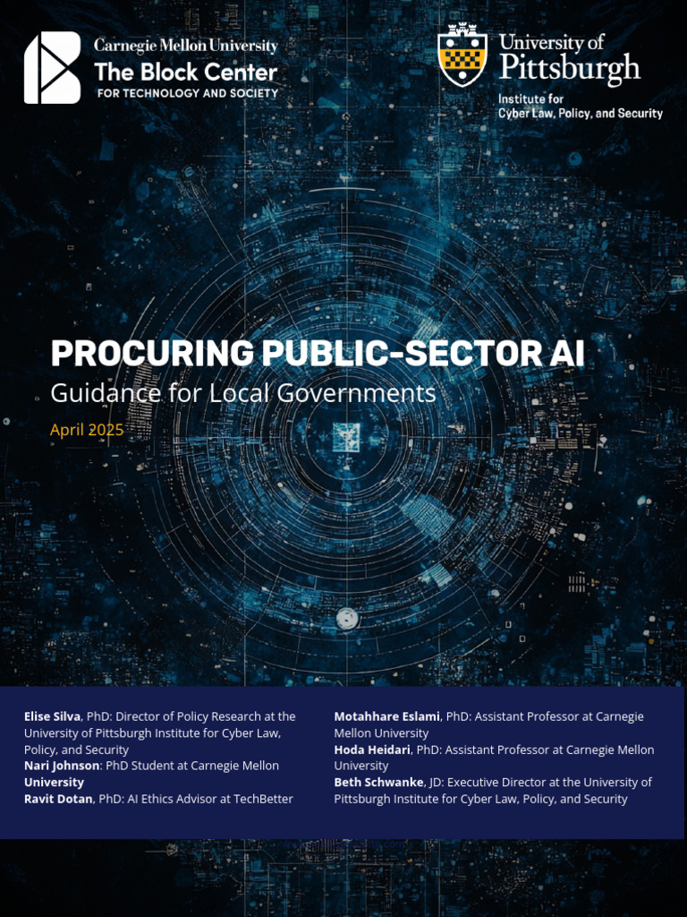 Procuring Pubic-Sector AI | PDF | Artificial Intelligence | Intelligence (AI) & Semantics