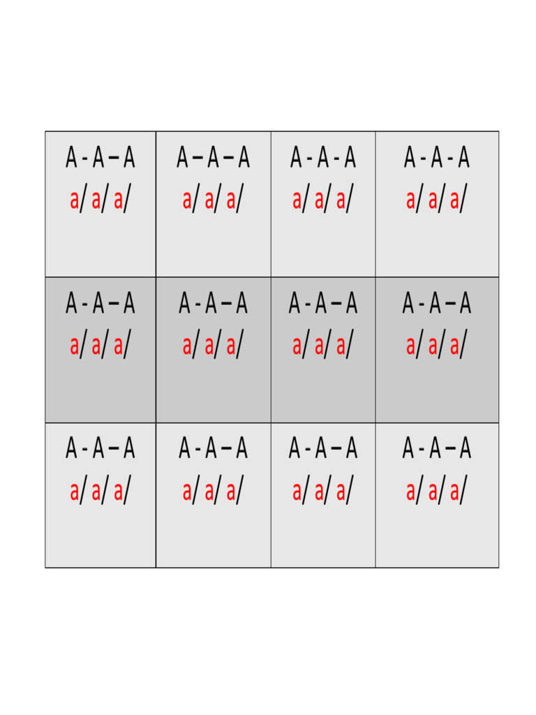 A - D Aphabet | PDF