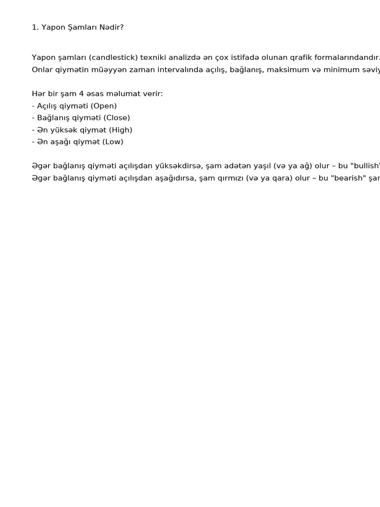 Yapon Shamlari Haqqinda Telim | PDF