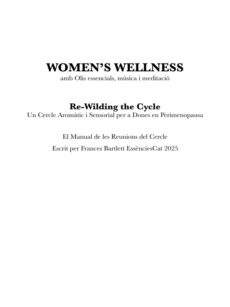 Women's Wellness Romaní Cat | PDF