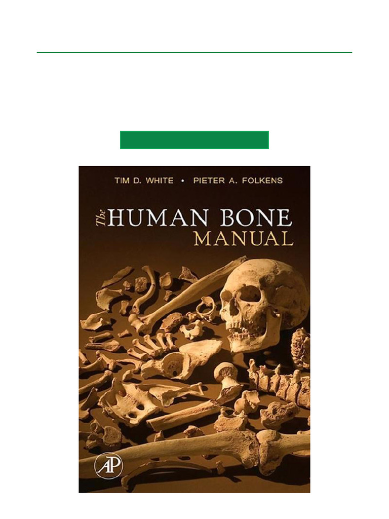 The Human Bone Manual Download | PDF