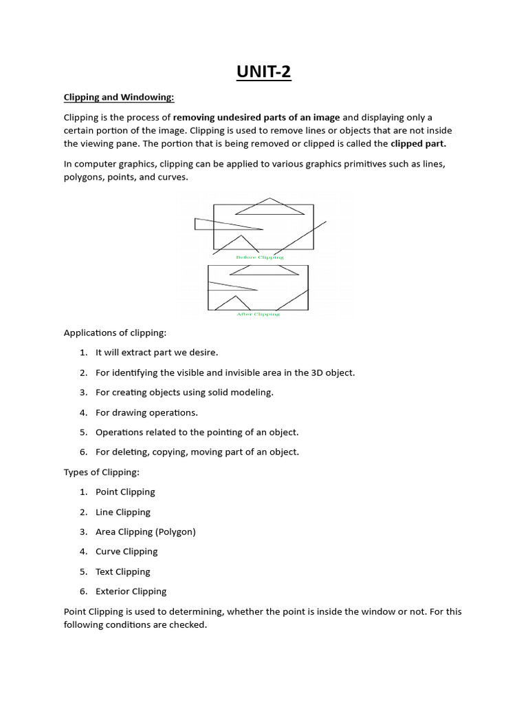 Computer Graphics (Clipping and Window Viewport Mapping) | PDF | Computer Science | Graphics