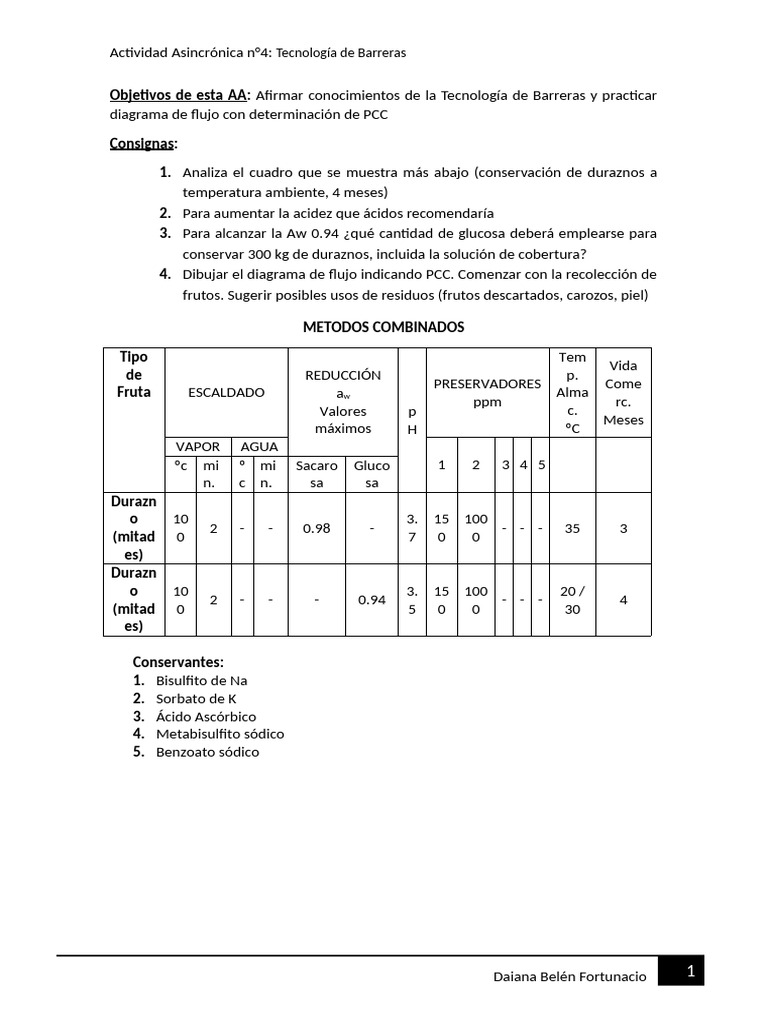 AA4 | PDF | Alimentos | Fruta