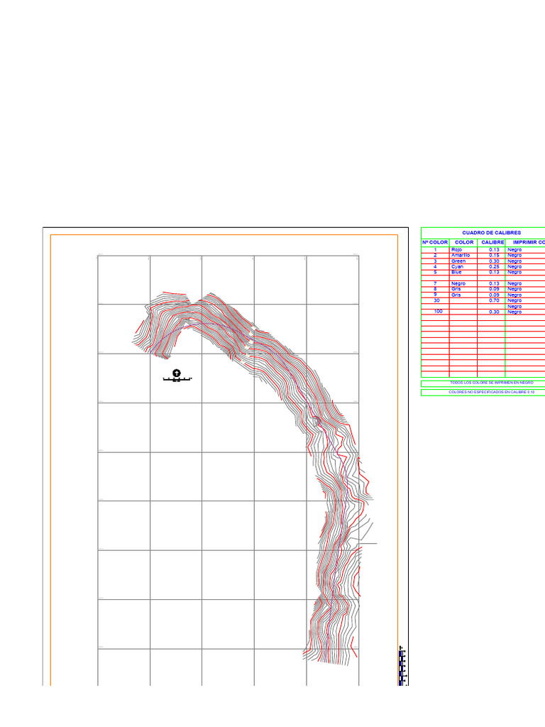 Cuadro de Calibres Calibre #Color Color Imprimir Color | PDF
