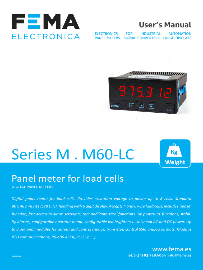 4507_M60-LC_manual_en | PDF | Fuse (Electrical) | Relay