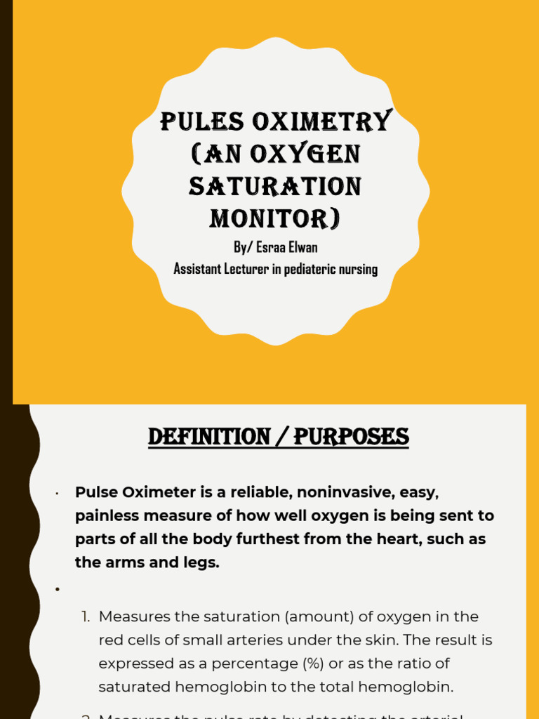 Pulse Oximeter | PDF