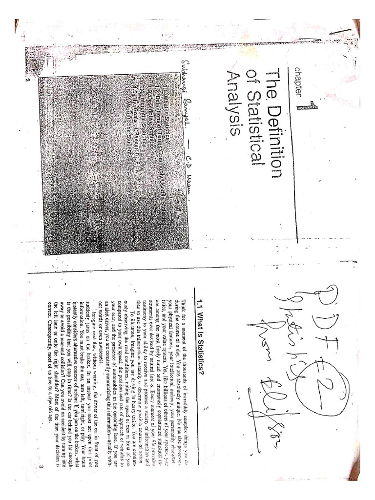 Statistics Material 2 | PDF