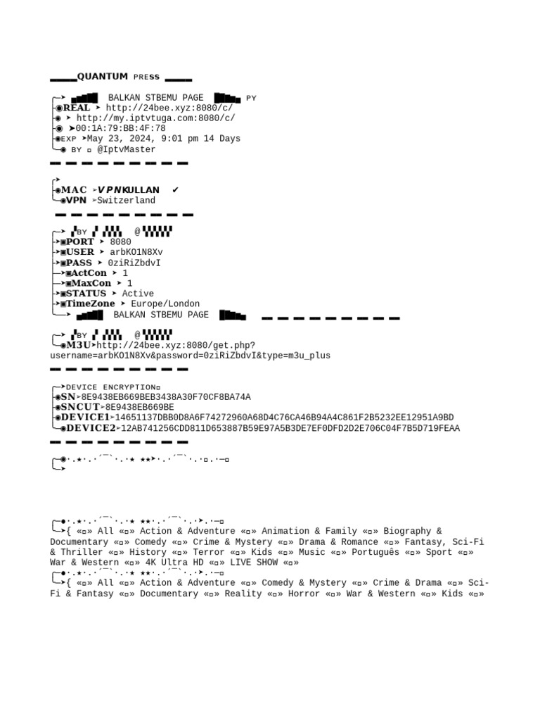 @IptvMaster?My.iptvtuga.com 8080 | PDF