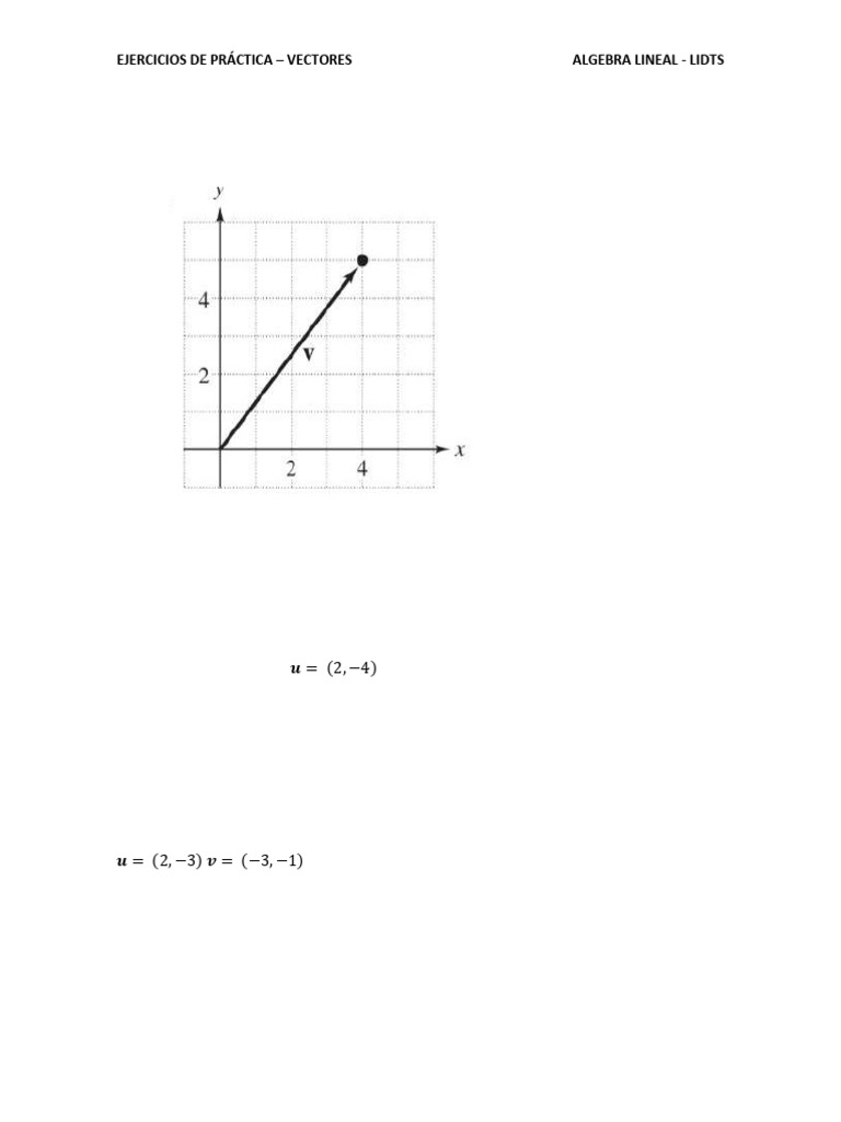 EJERCICIO PRACTICA VECTORES09abr | PDF