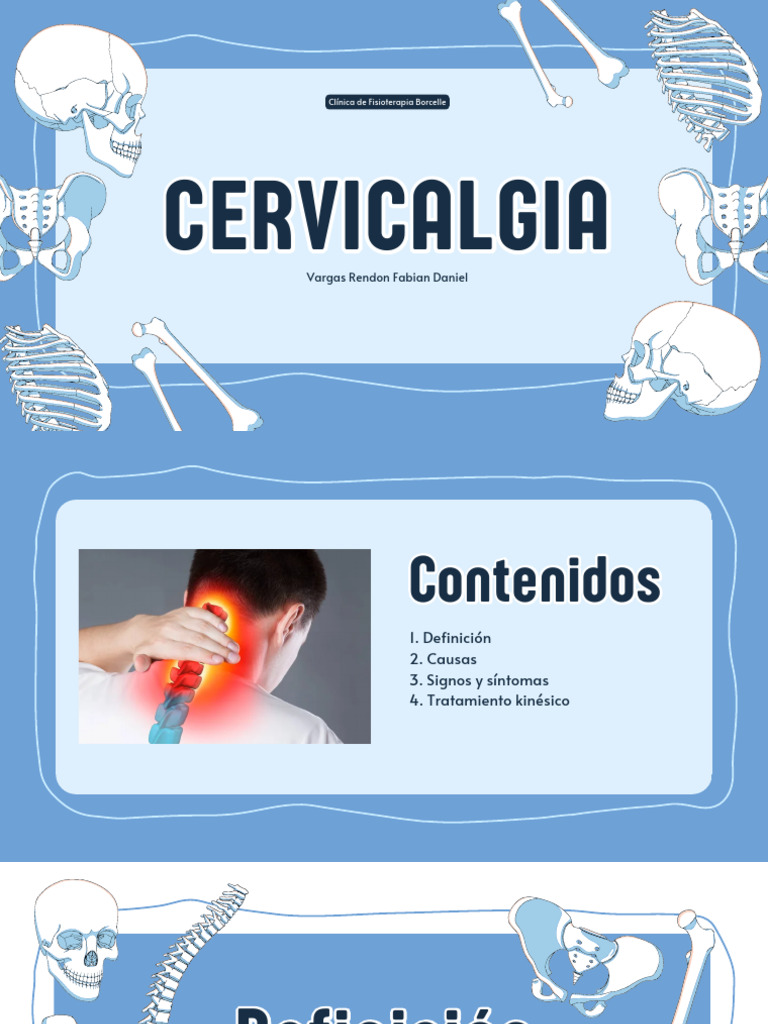 Causas y Tratamiento de Cervicalgia | PDF | Medicina | Especialidades ...